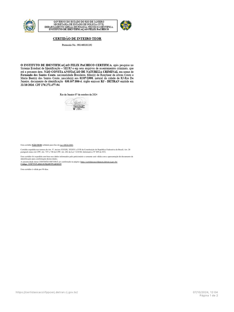 Felix Pacheco | PDF