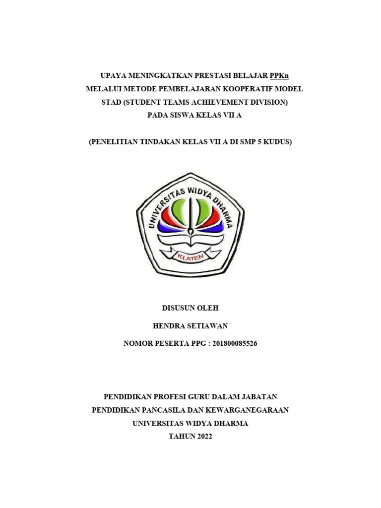 PTK Hendra Setiawan | PDF