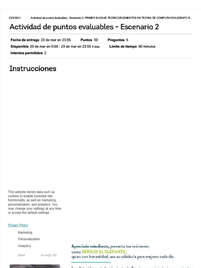 PDF Actividad de Puntos Evaluables Escenario 2 Primer Bloque Teorico Elementos en Teoria de ...
