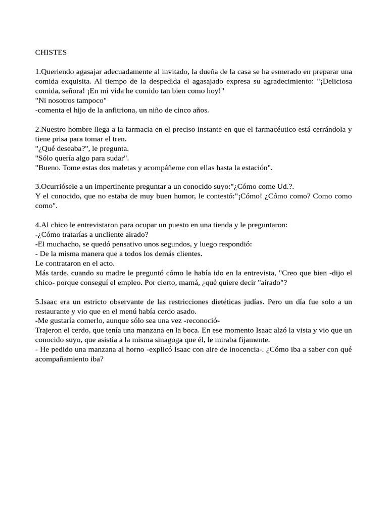 Chistes 4 Pdf