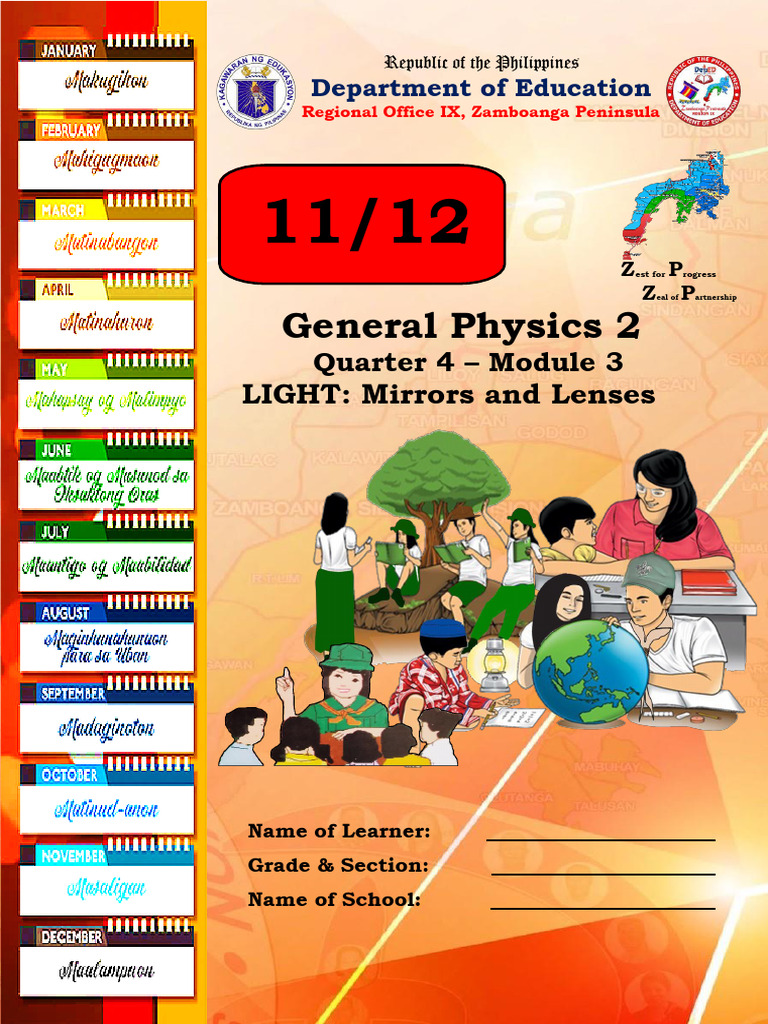 General Physics - Q4 - M3 | PDF | Mirror | Teaching Methods & Materials