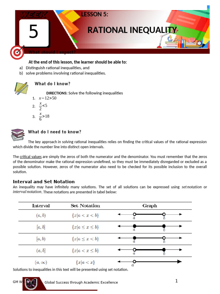 GenMath - W5 | PDF