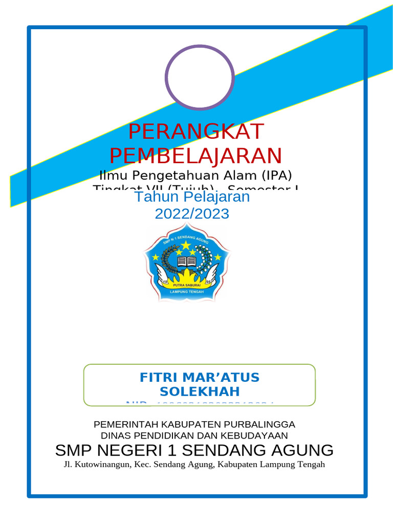 Cover - 7 - Genap - 2023 - IPA | PDF