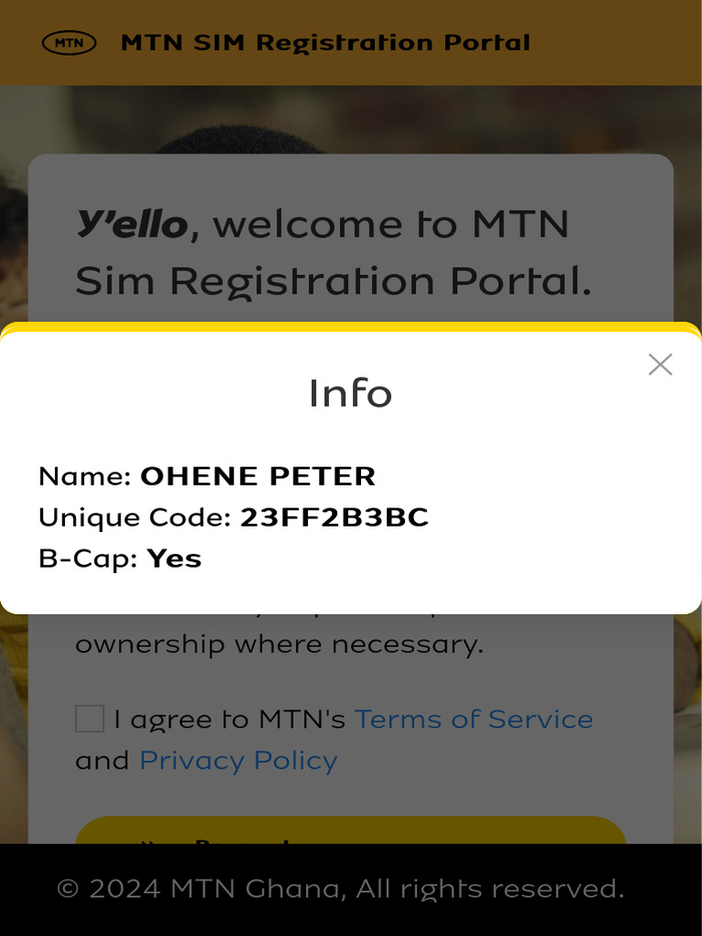 MTN SIM Registration Portal | PDF