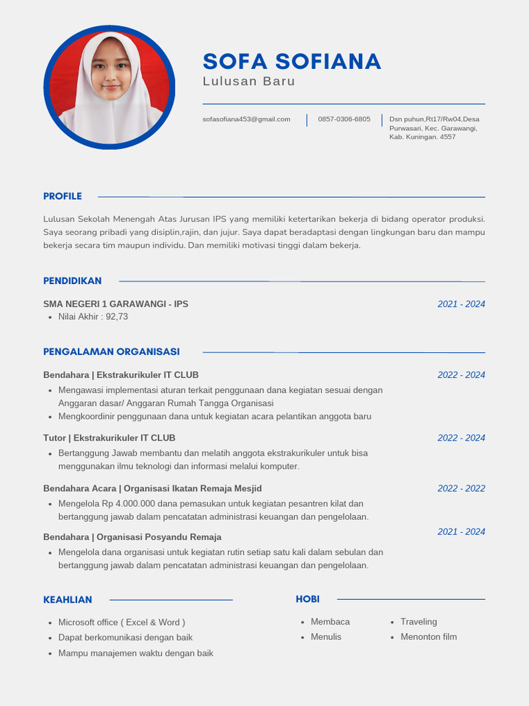 Contoh CV | PDF
