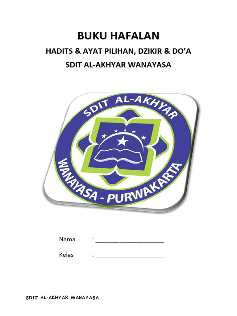 Buku Hadis SDIT Al-Akhyar | PDF