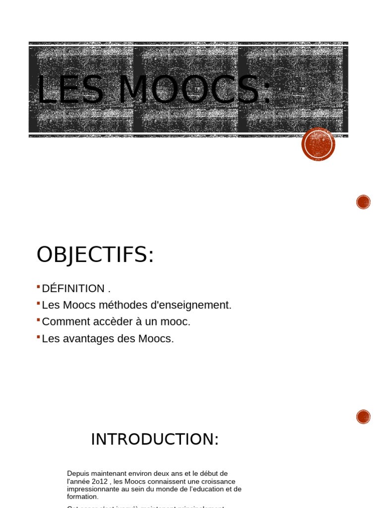 Les moocs s5 | PDF