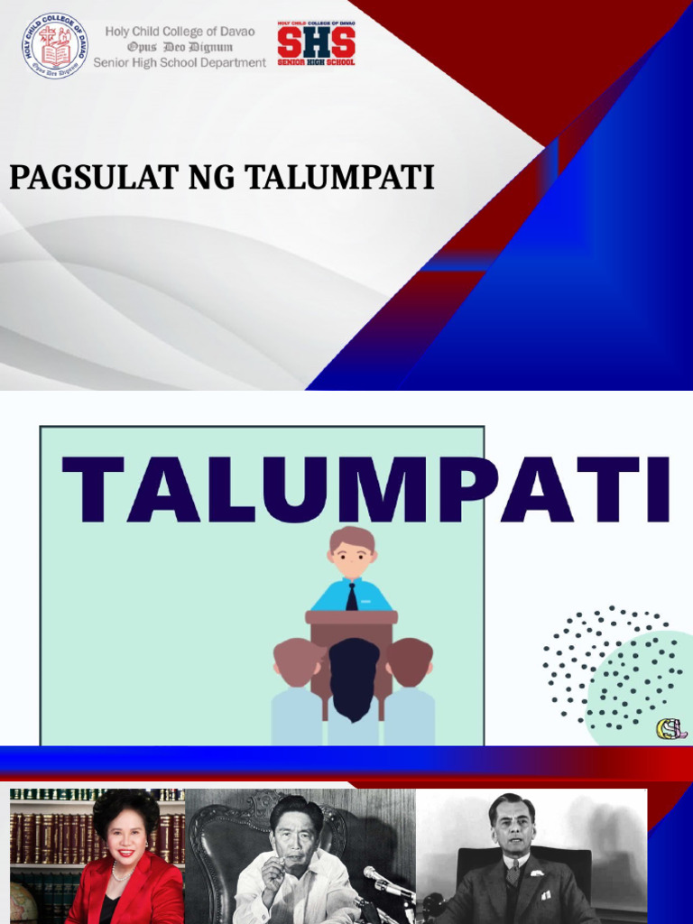 Week 5 Pagsulat NG Talumpati 022807 | PDF