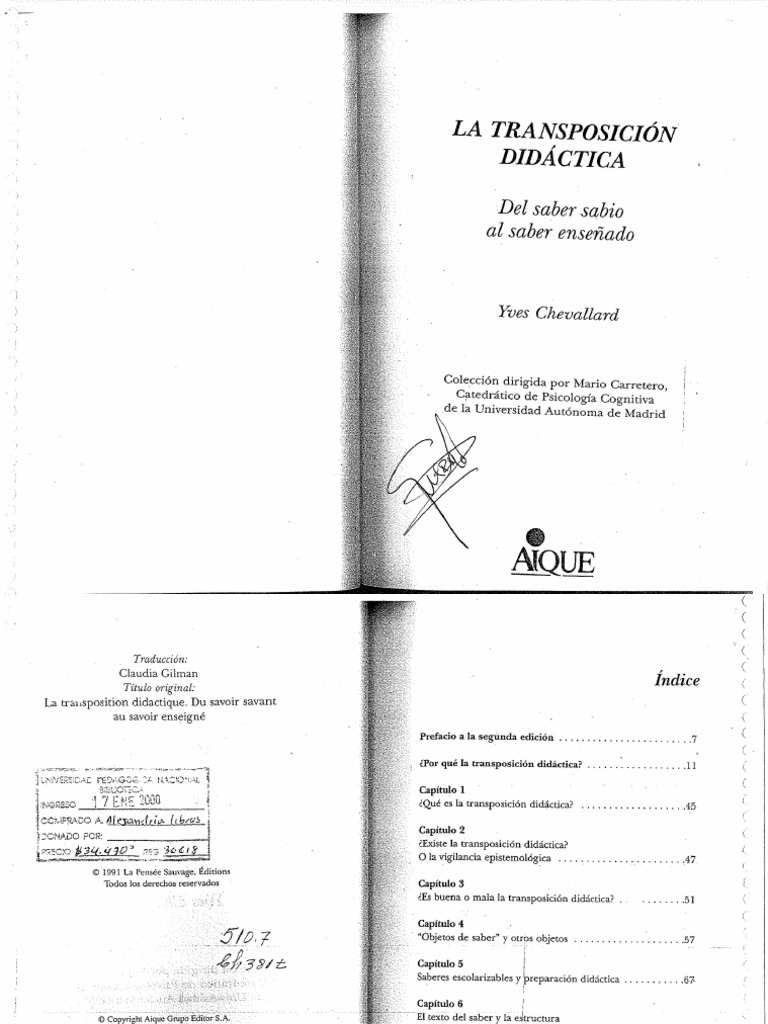 Chevallard Y. 1991 | PDF