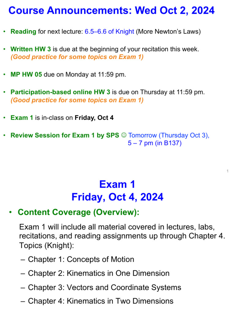 Draft Slides For Lecture 13 | PDF