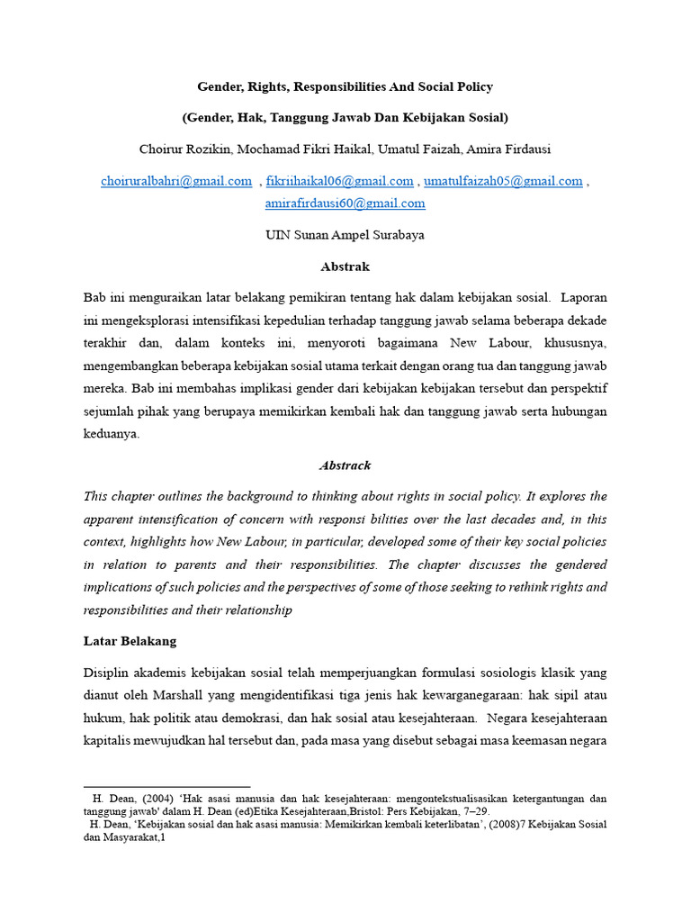 KEL. 2 HAM Dan Gender | PDF