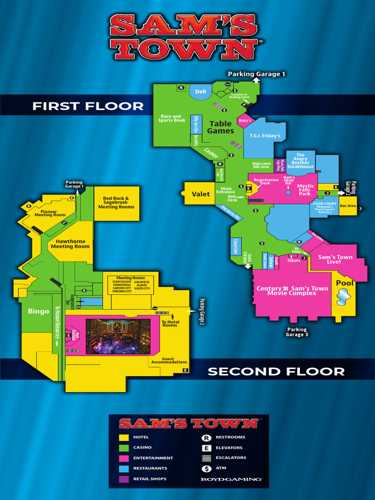 Sams Town Property Map 2024 | PDF