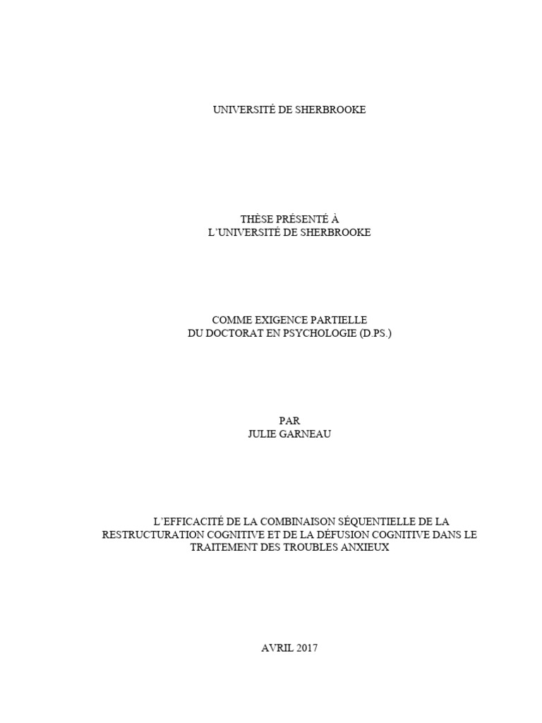 Garneau Julie DPs 2017 | PDF