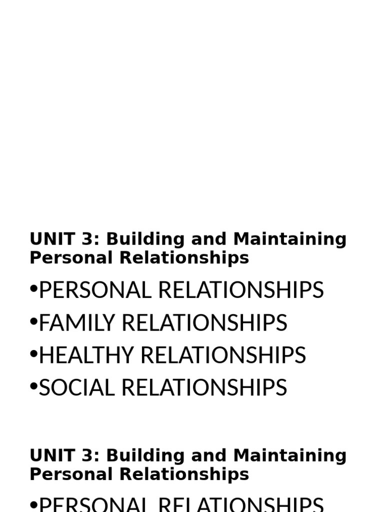 FAMILY Relationships | PDF
