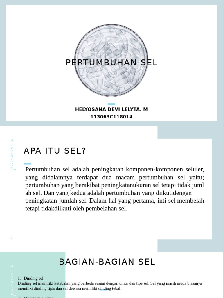 Pertumbuhan Sel | PDF