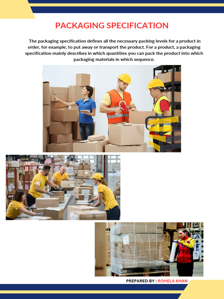 Packaging Specification 1726114883 | PDF | Specification (Technical ...