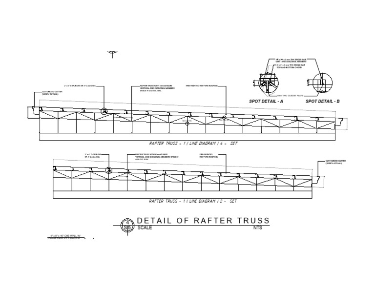 Detail of Rafter Truss: Scale NTS | PDF