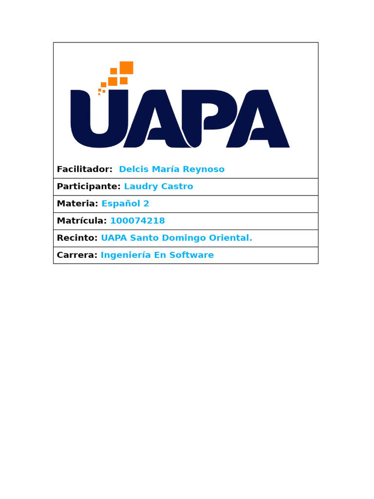 Tarea 4 de Español | PDF