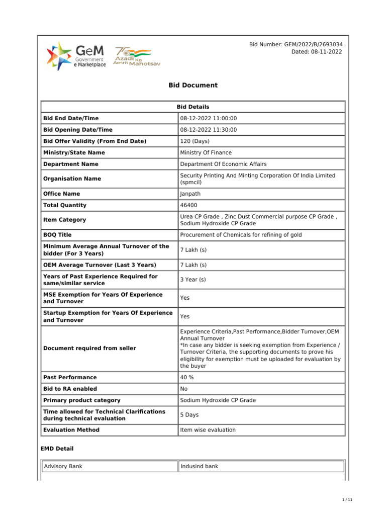 Gold and Silver Refinery | PDF