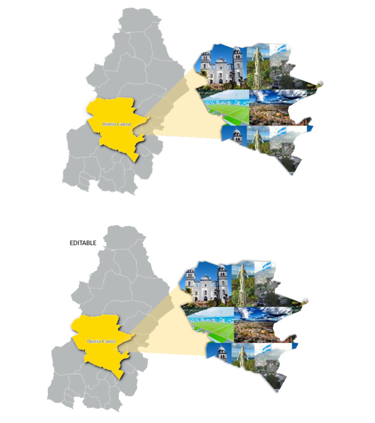 mapa distrito central | PDF
