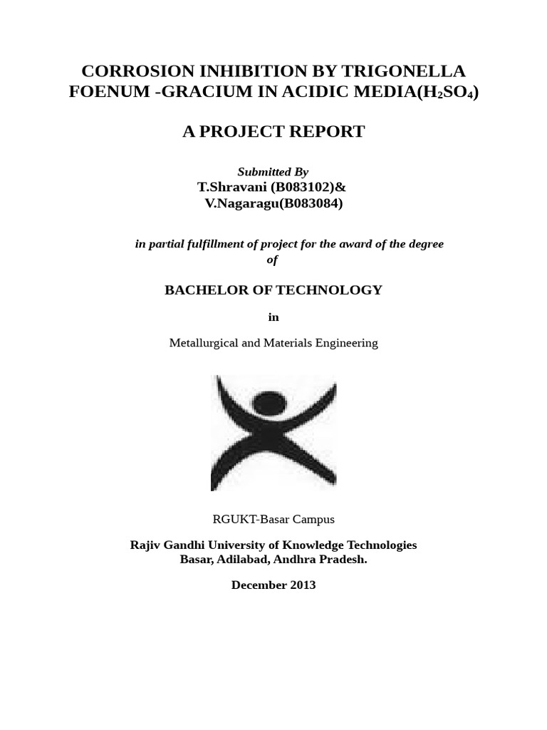 Corrosion Project | PDF