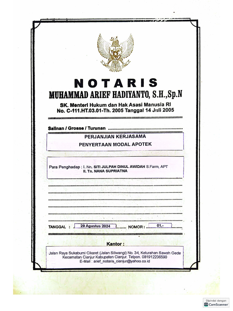 Akta Notaris | PDF