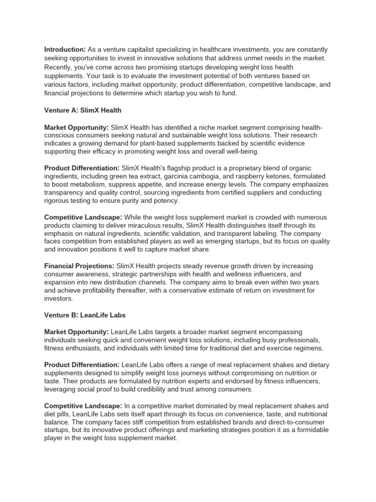 Critical Thinking Case Study | PDF