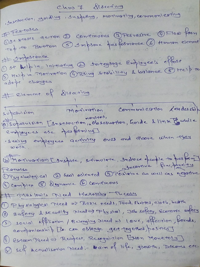 CH 7 Directing | PDF