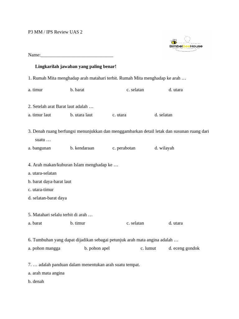 P3 - MM - Ips - Uas 2 | PDF