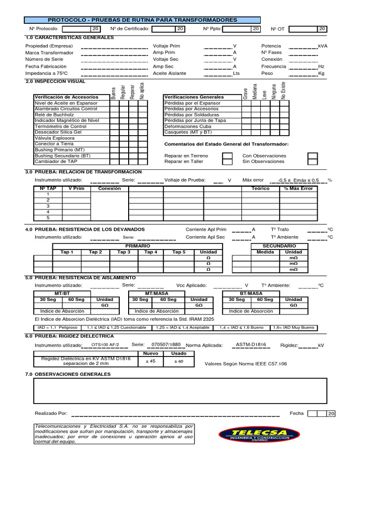 Protocolo TTFF Interno | PDF