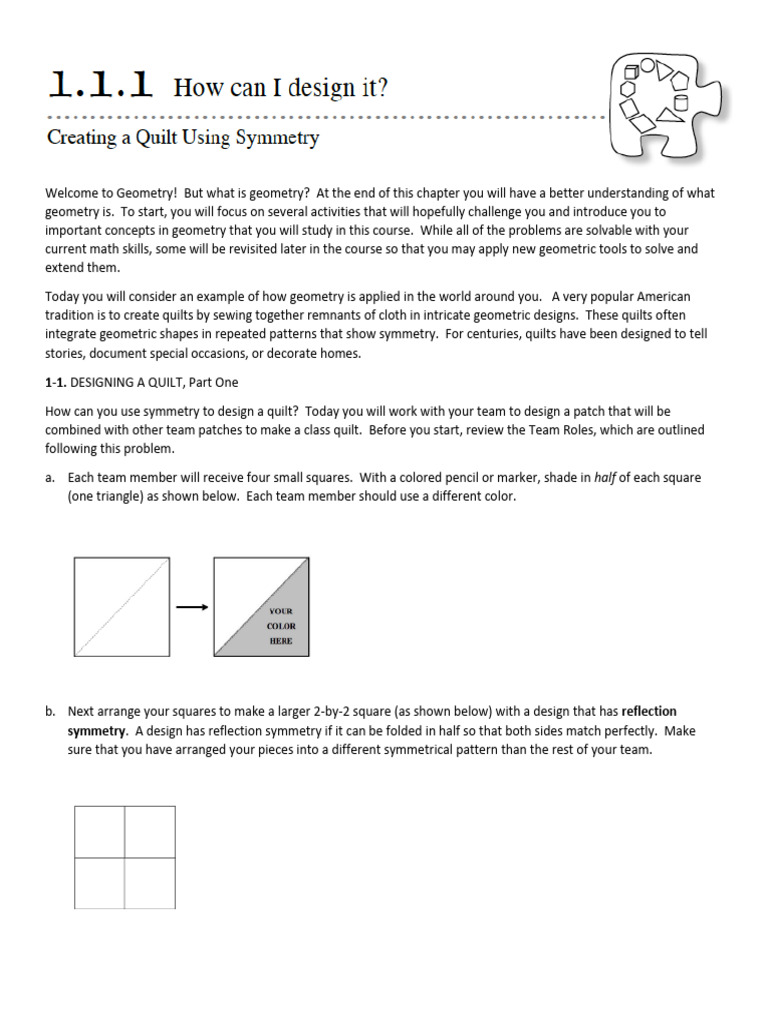 Chapter 1 Lessons | PDF