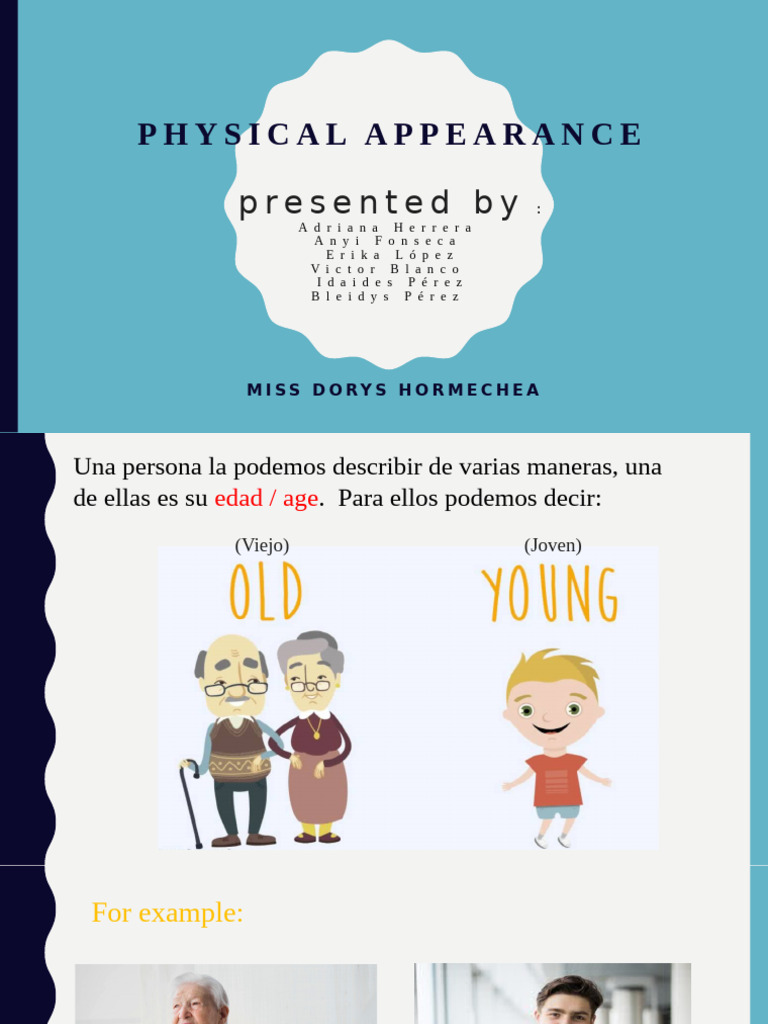 Physical Appeareance 1 | PDF