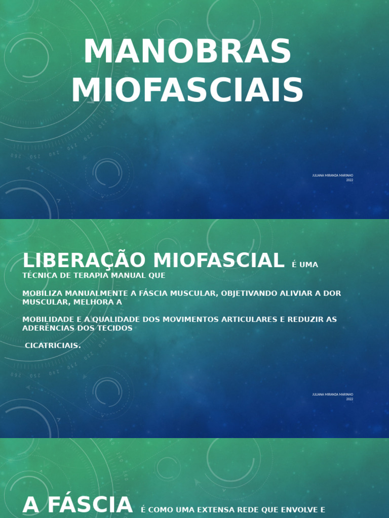Manobras Miofasciais | PDF