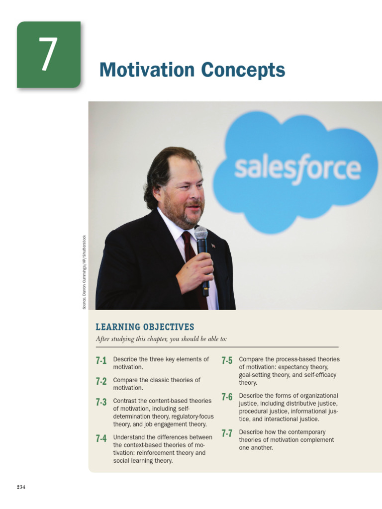 Chapter-7-Motivation Concepts-OB-Pearson (2023) - 235-268 | PDF | Career & Growth | Motivational