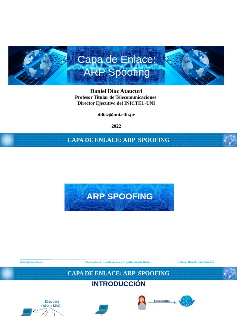 Sesion 04 Capa de Enlace de datos-ARP Spoofing | PDF