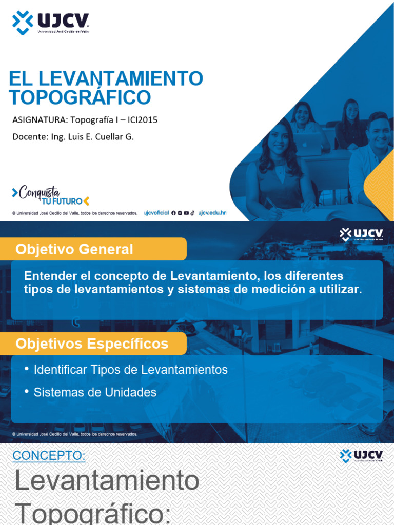 Tipos y Sistemas de Levantamiento Topográfico | PDF | Unidades de medida