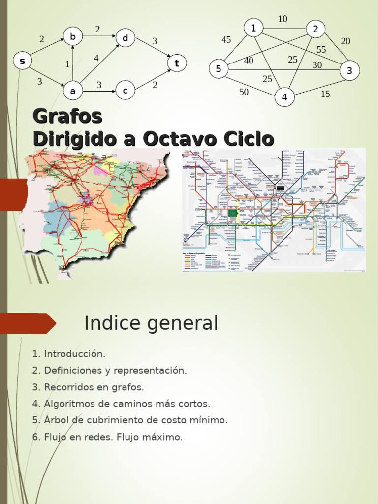 Grafos en Inteligencia Artificial | PDF | Teoría de grafos | Vértice ...