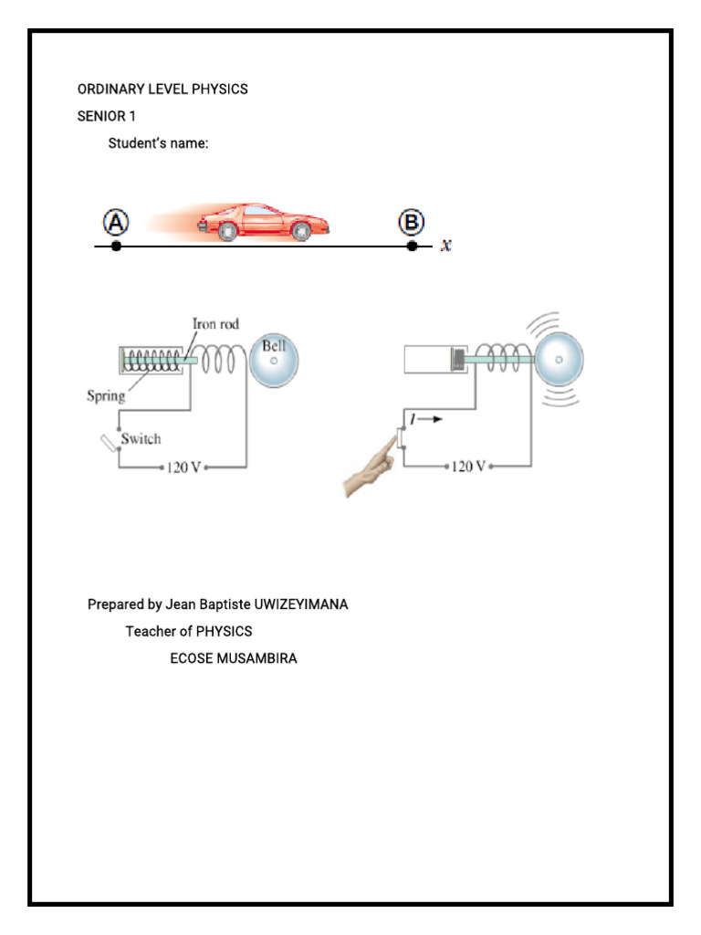 NOTES S1 OF PHYSICS | PDF