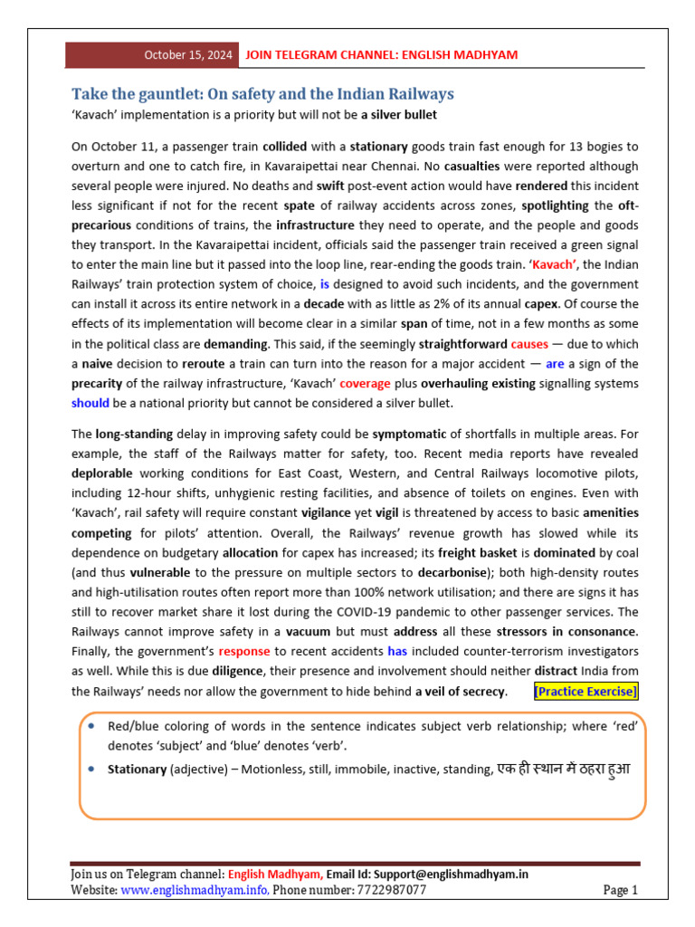 Take The Gauntlet | PDF | Rail Transport | Train