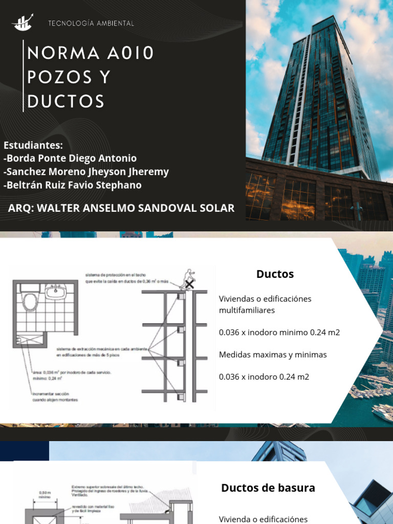Norma A010 - Ductos | PDF