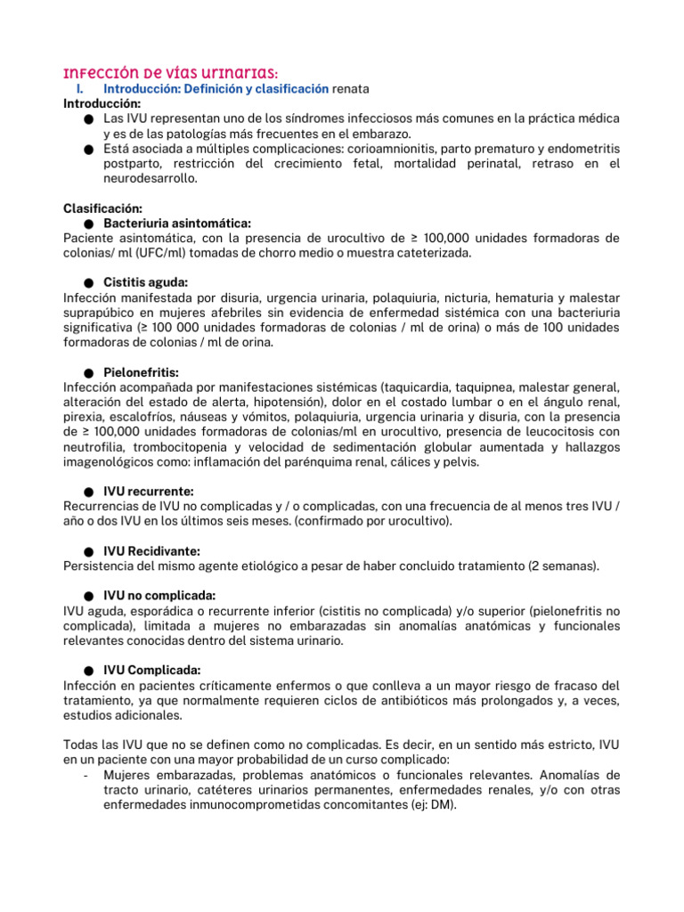 Ivu (G&o) | PDF | Sistema urinario | Infección del tracto urinario