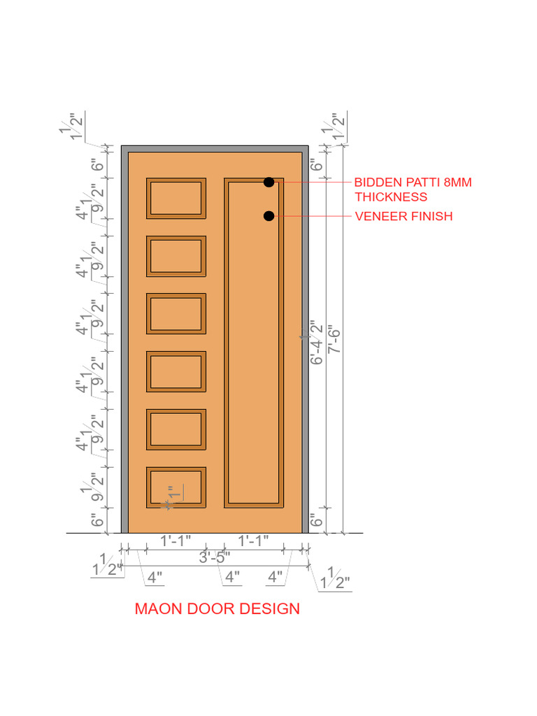Main Door Design | PDF