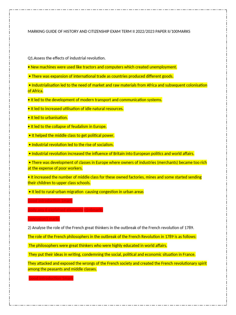S3 History Ii | PDF