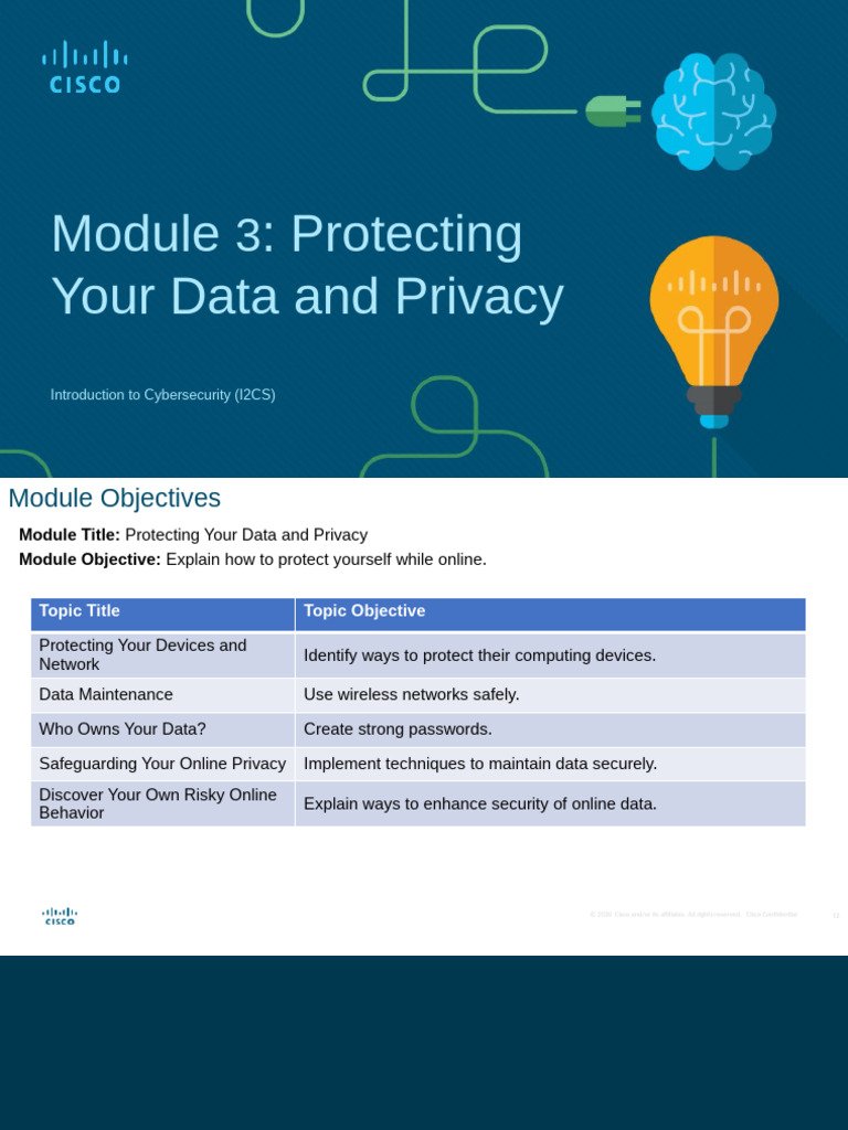 Introduction To Cybersecurity v3.0 - Module3 | PDF