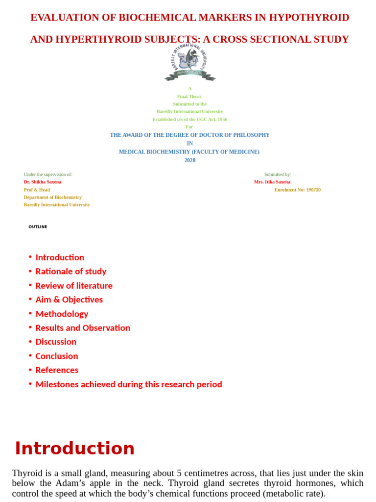 Itika PHD C1 Pre Thesis Presentation | PDF