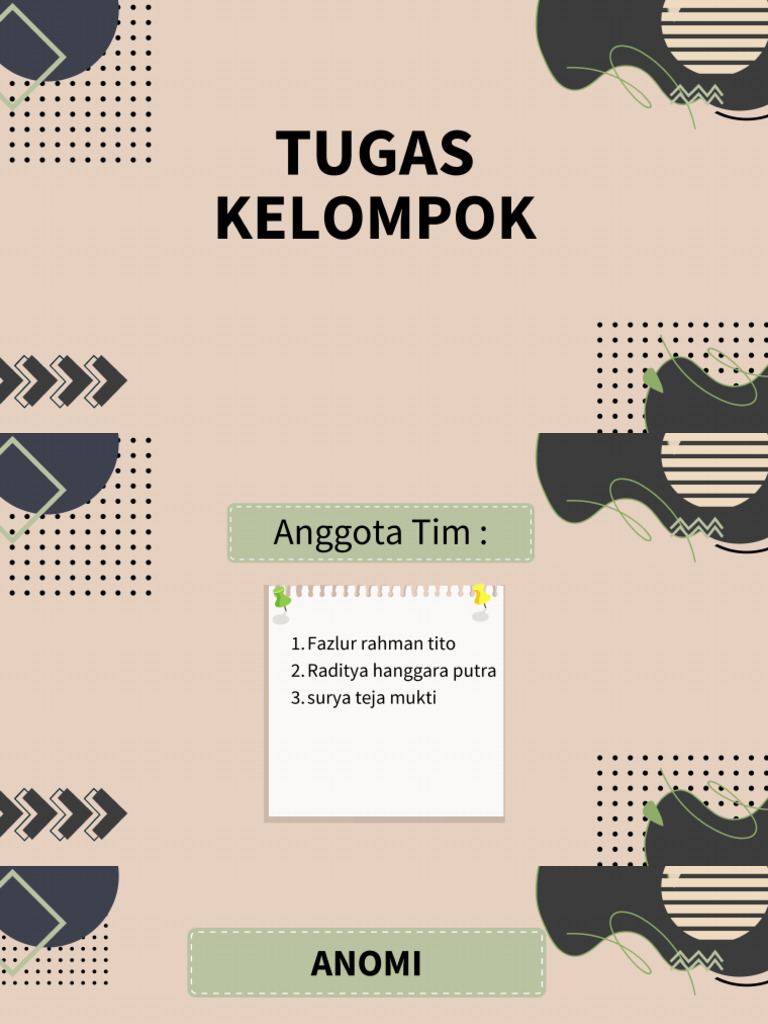 Tugas Kelompok Presentasi - 20240821 - 131340 - 0000 | PDF