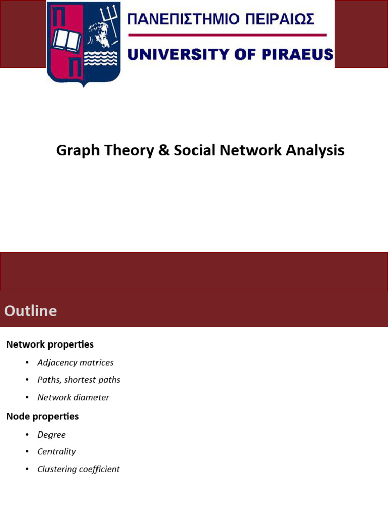 L1.2 Graph Theory | PDF