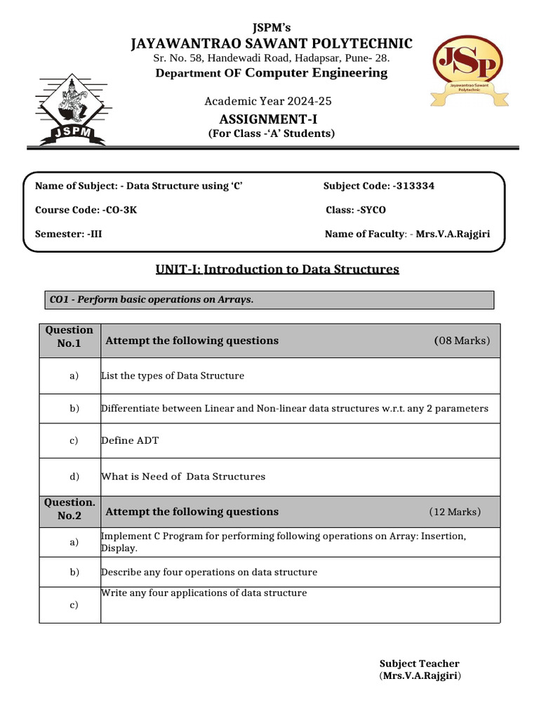 Ii. Assignment | PDF