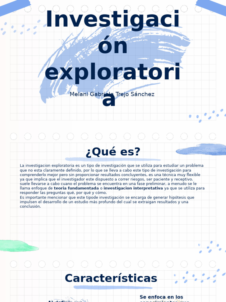 Investigacion Exploratoria | PDF