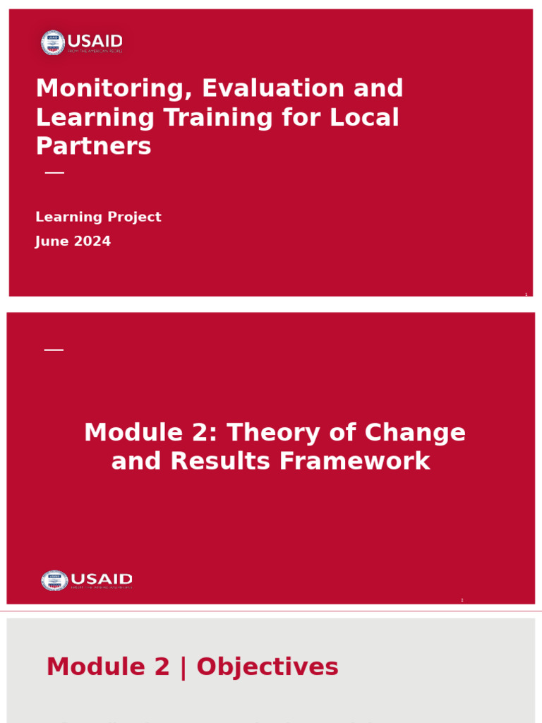 Module 2 - MEL Training Slides | PDF